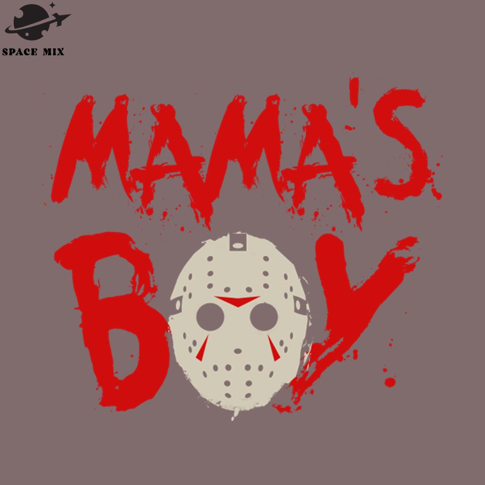 Friday the 13th Jason Voorhees Slasher Kid Mamas Boy PNG Des | Inspire ...