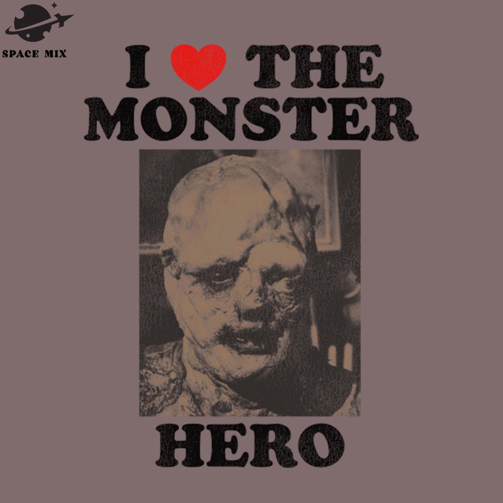I HEART THE MOSTER HERO Toxic Avenger PNG Design | Inspire Uplift