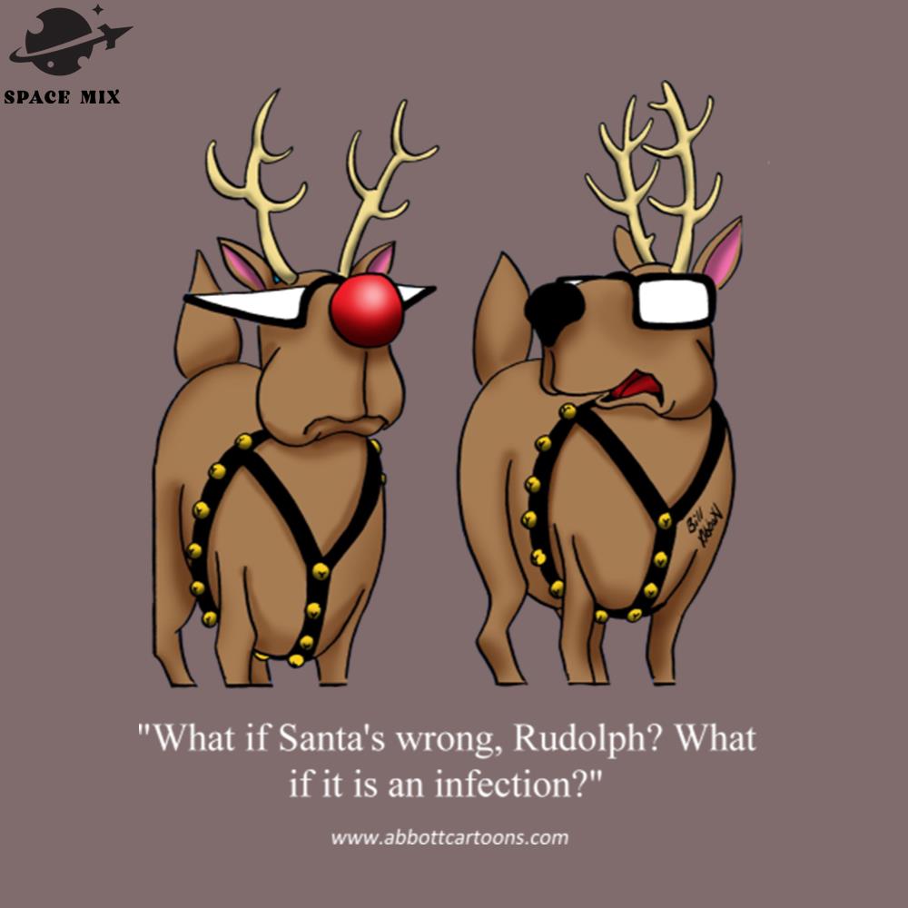 Funny Christmas Holiday Reindeer Cartoon PNG Design - Inspire Uplift