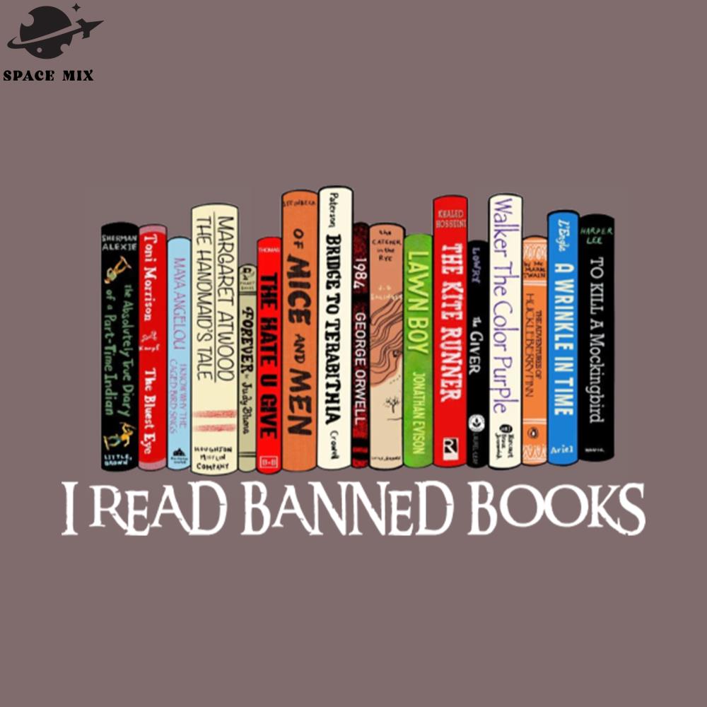 I Read Banned Books PNG Design | Inspire Uplift