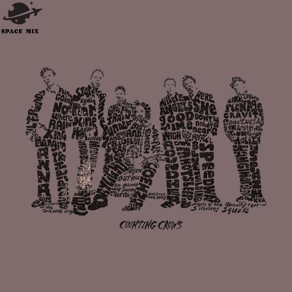 Counting Crows Vintage PNG Design - Inspire Uplift