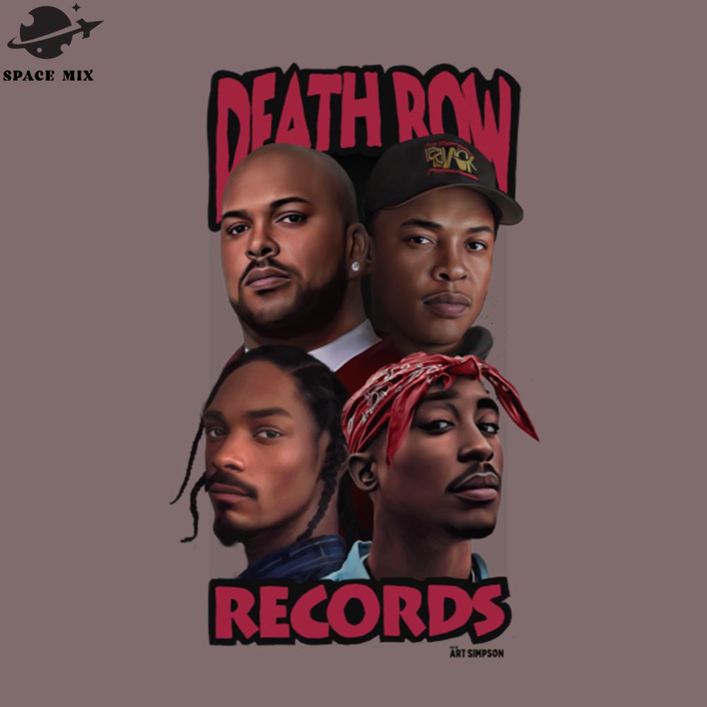 Death Row Records Hiphop PNG Design | Inspire Uplift