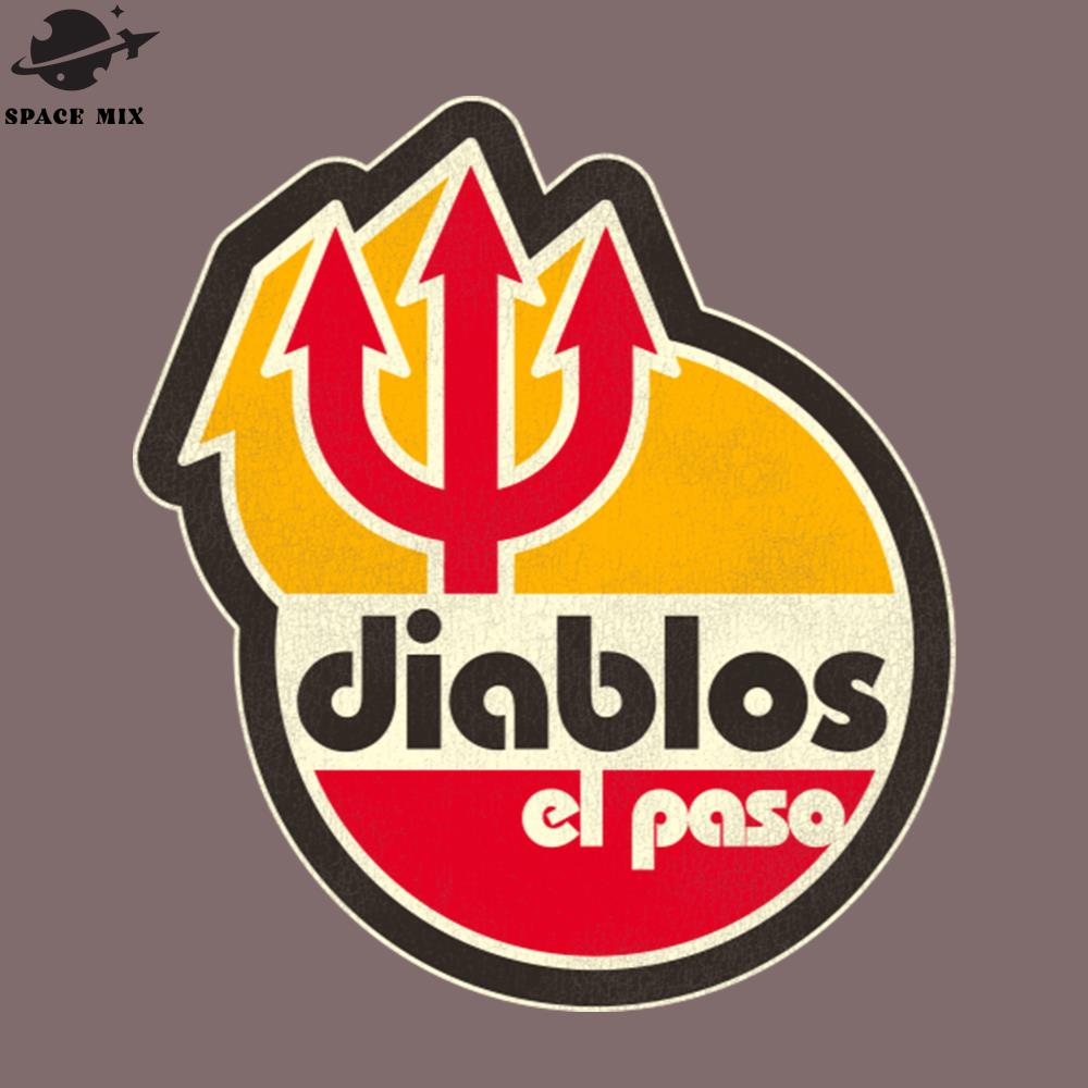 Defunct El aso Diablos Baseball Team PNG Design - Inspire Uplift
