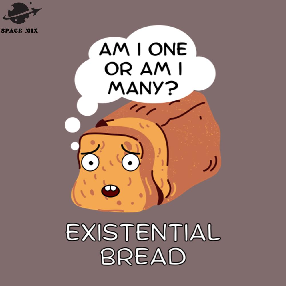Existential Bread Kawaii Bread un PNG Design | Inspire Uplift