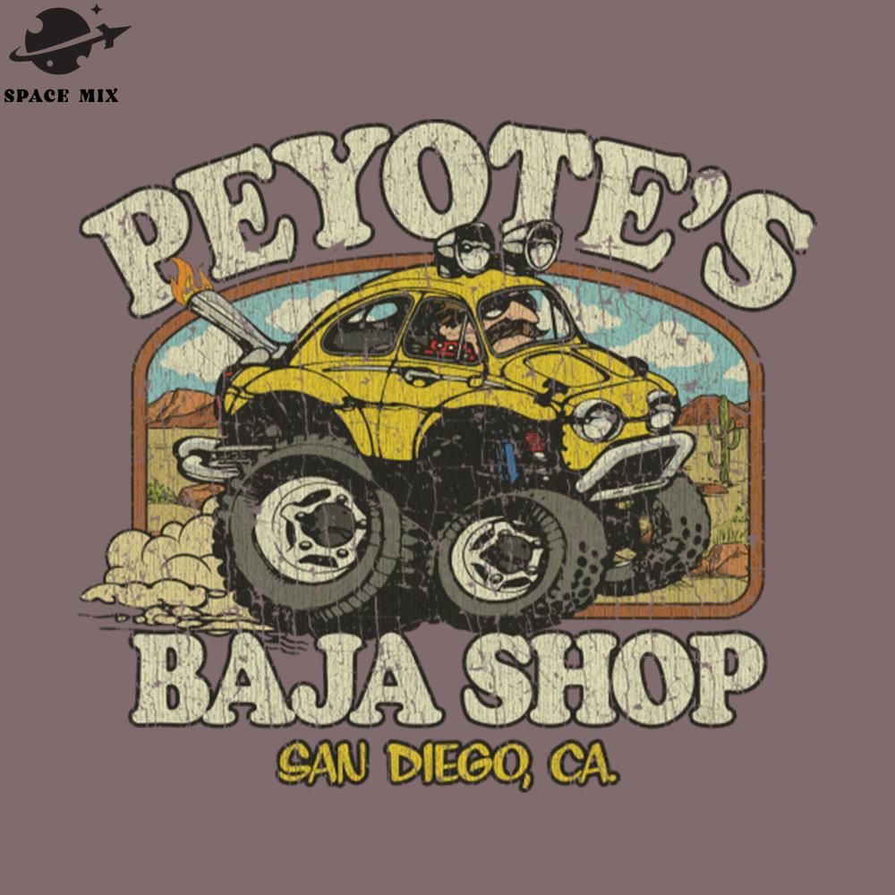 eyotes Baja Shop 1974 PNG Design | Inspire Uplift