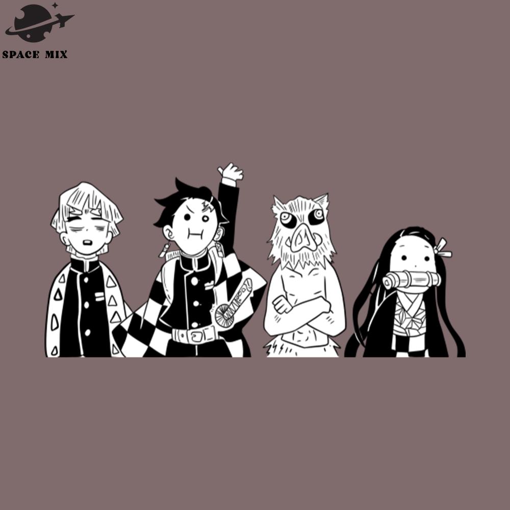 Derp Demon Slayer Demon Slayer Anime Manga PNG Design | Inspire Uplift