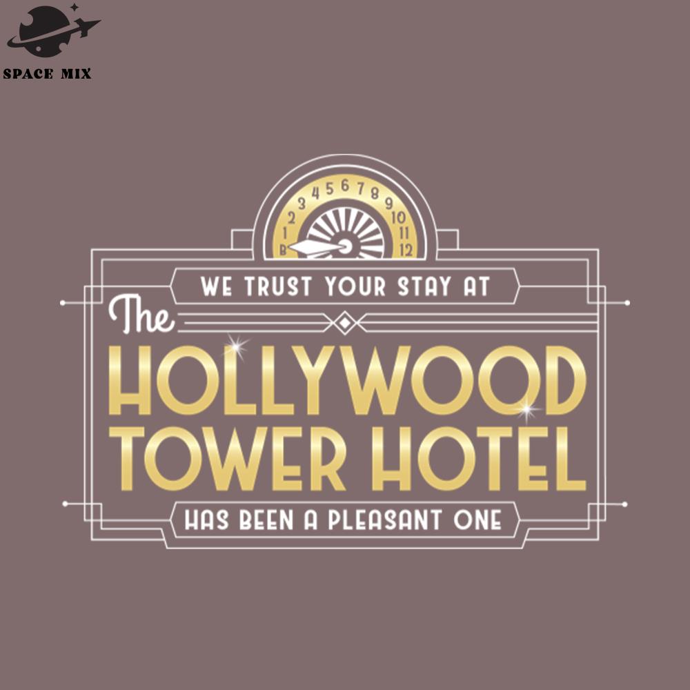 Hollywood Tower Hotel Tower of Terror PNG Design | Inspire Uplift