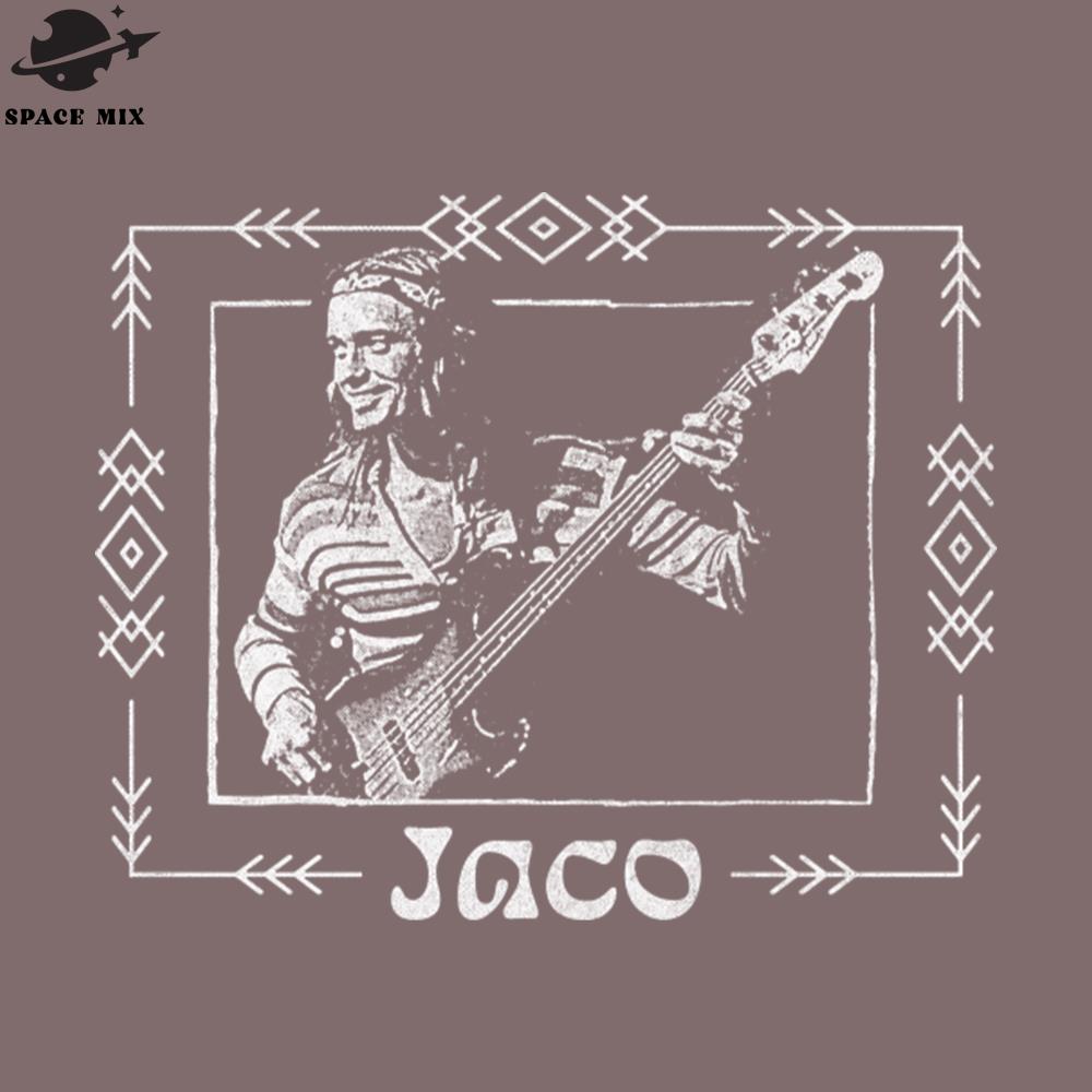 Jaco astorius Vintage Look Original Fan Art PNG Design | Inspire Uplift