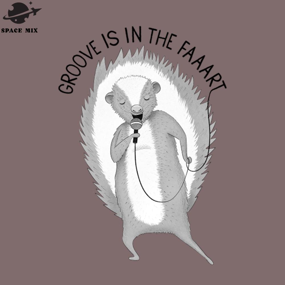 roove Is In The Fart Animal Karaoke Collection PNG Design | Inspire Uplift