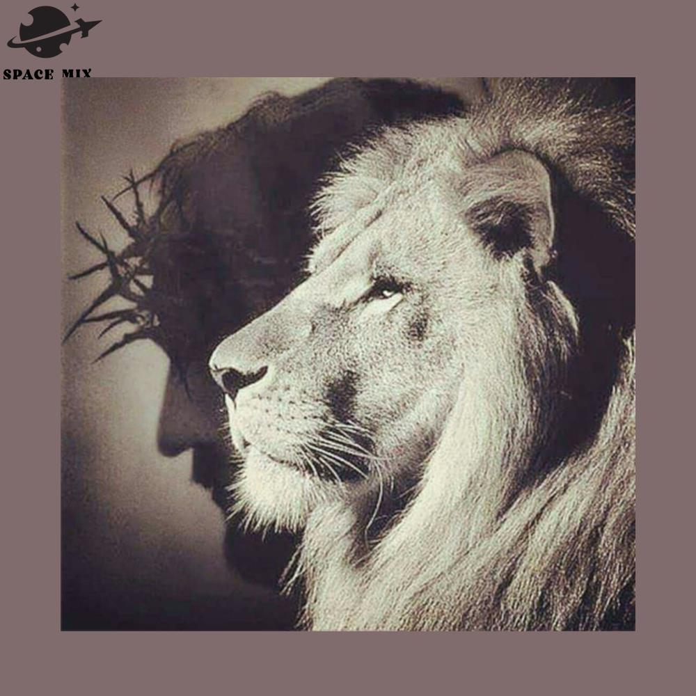 Jesus and Lion PNG Design | Inspire Uplift