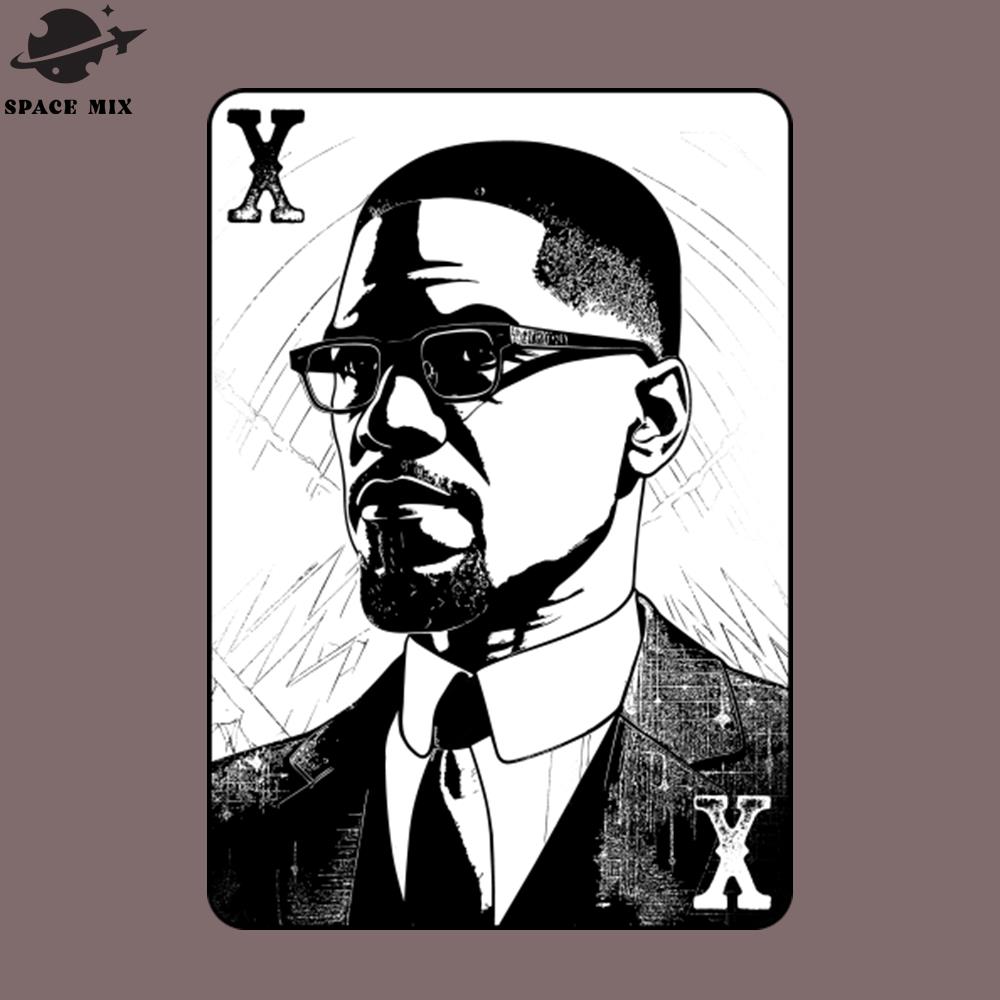 Malcolm X PNG Design | Inspire Uplift