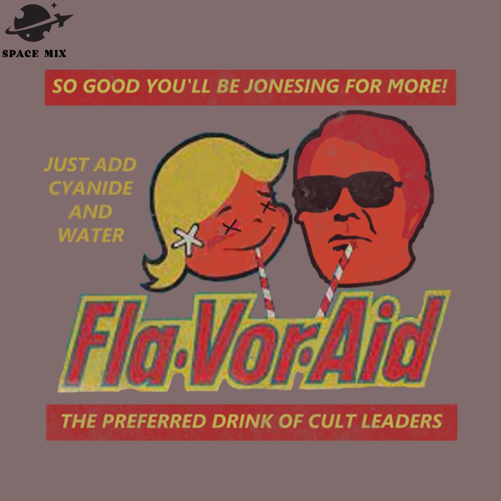 Jim Jones Flavor Aid Cult Juice Vintage Retro PNG Design | Inspire Uplift