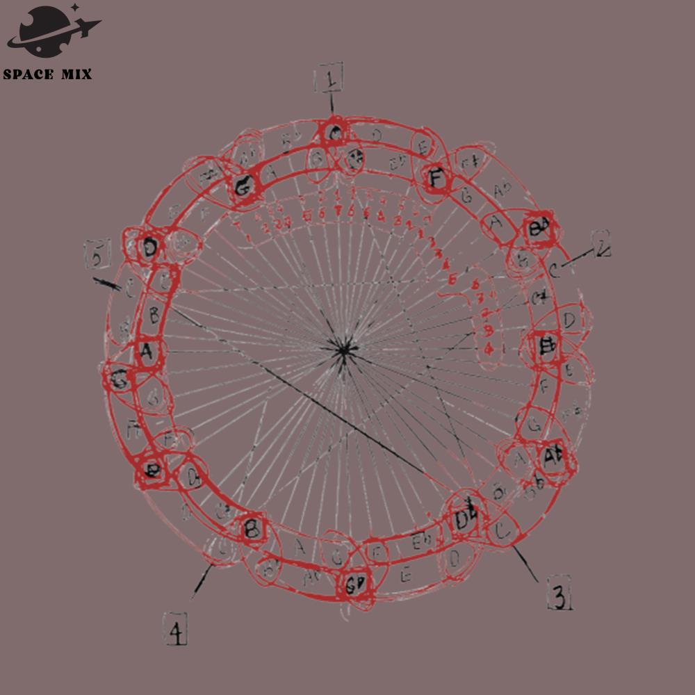 John Coltrane Circle of Fifths PNG Design | Inspire Uplift