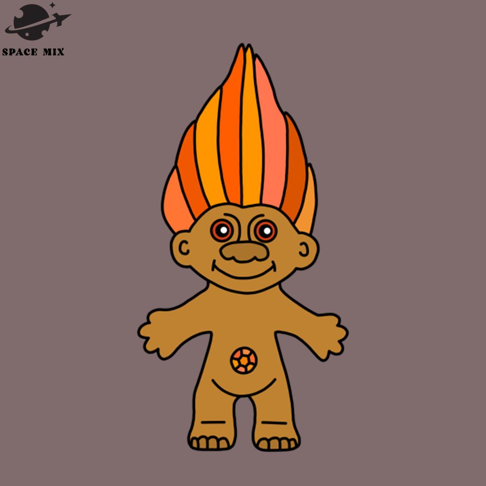 Orange Troll PNG Design - Inspire Uplift