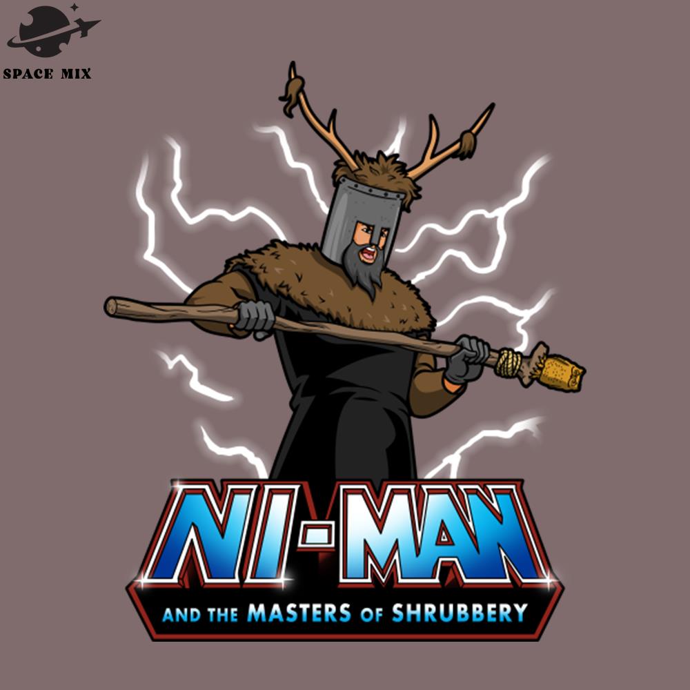 Masters of Shrubbery Monty ython Knights Who Say i Funny Mas | Inspire ...