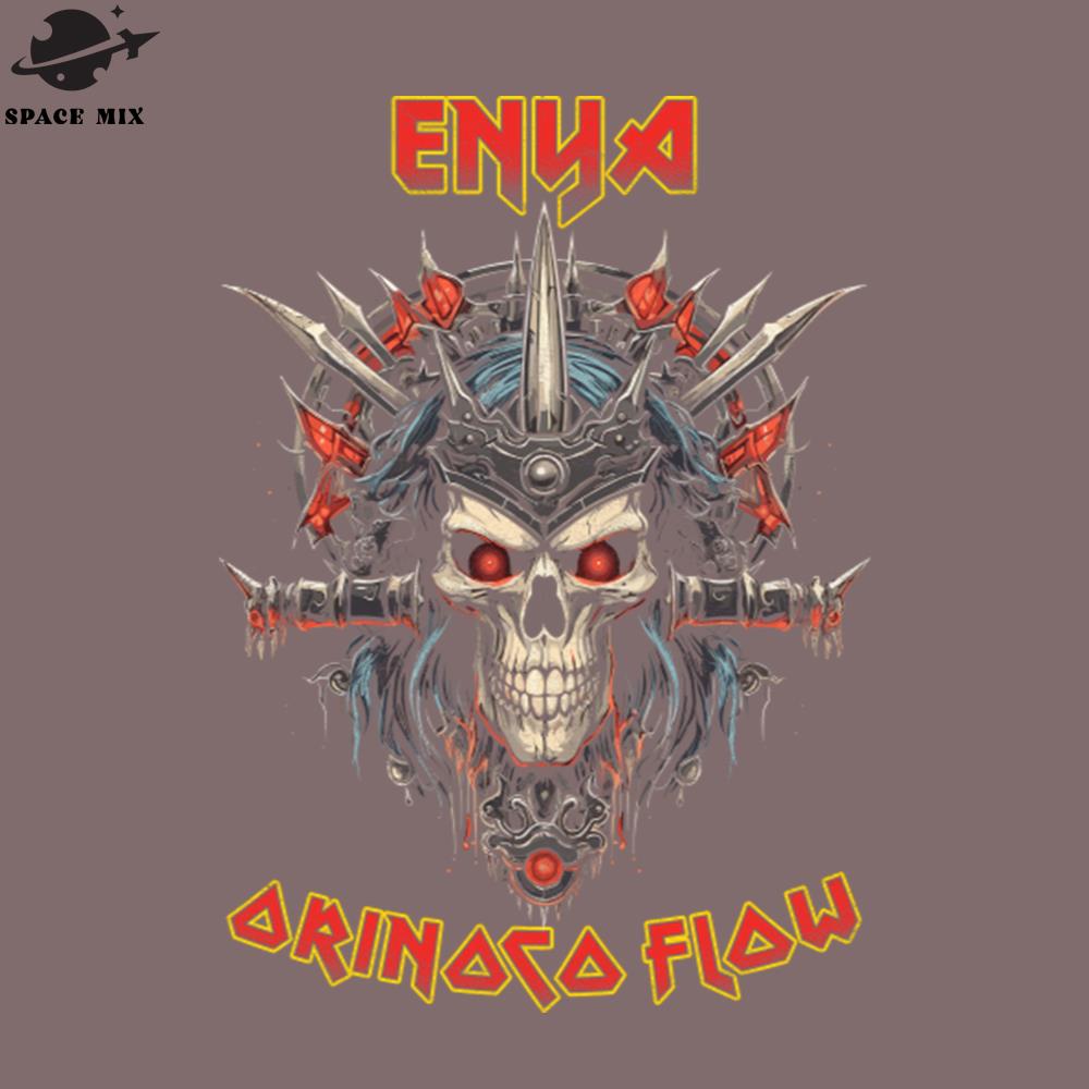 Orinoco Flow 80s Metal Style PNG Design | Inspire Uplift