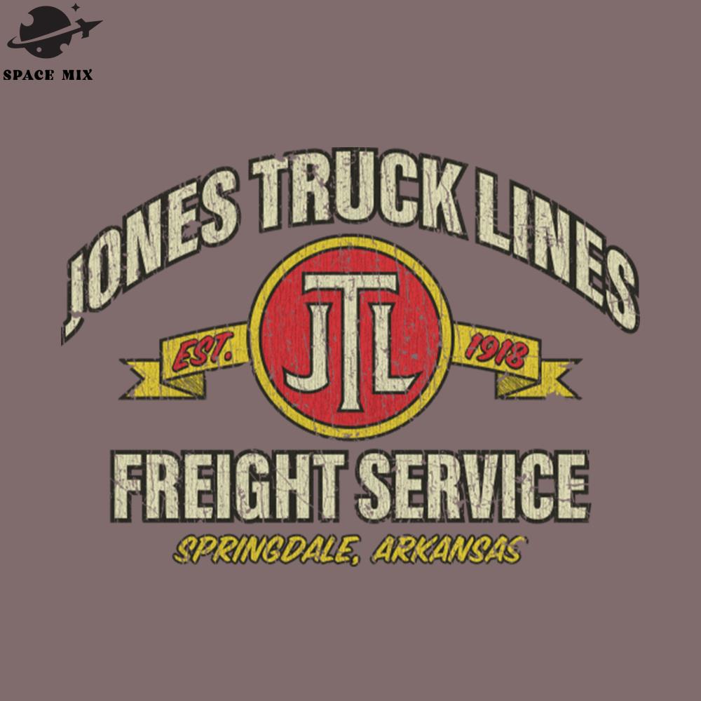 Jones Truck Lines Freight Service 1918 PNG Design | Inspire Uplift