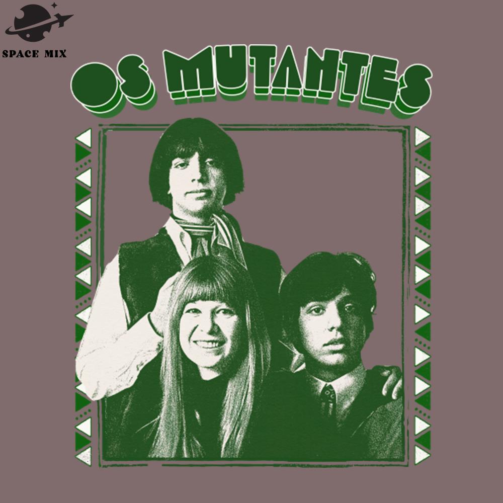 Os Mutantes Retro Original Fan Art Design PNG Design | Inspire Uplift