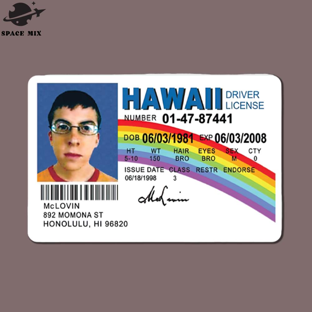 McLovin ID PNG Design | Inspire Uplift