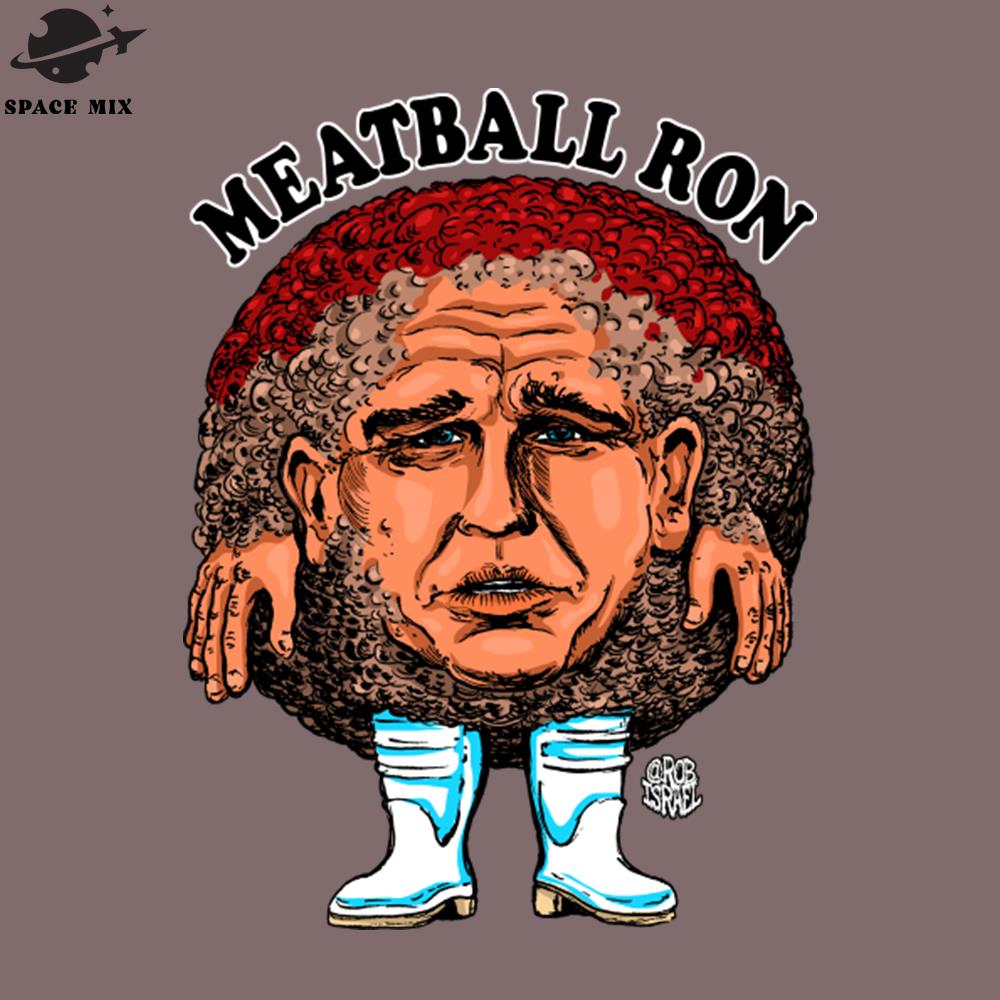 Meatball Ron PNG Design | Inspire Uplift