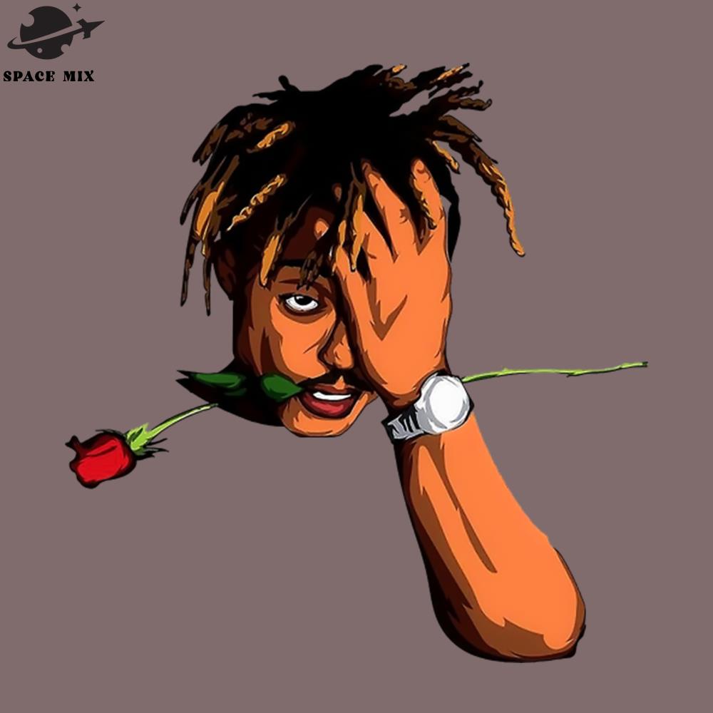 Juice WRLD Roses Hiphop PNG Design | Inspire Uplift