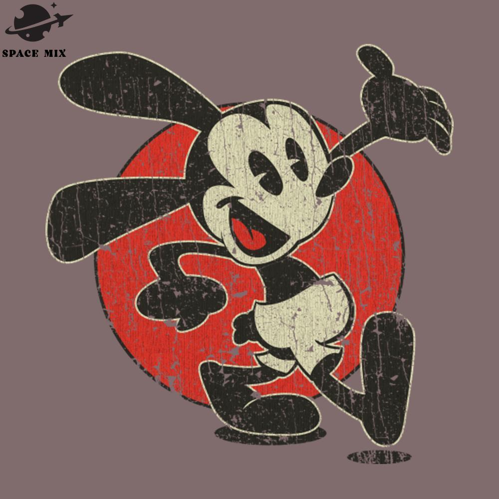Oswald The Lucky Rabbit Keep Walking 1927 PNG Design - Inspire Uplift