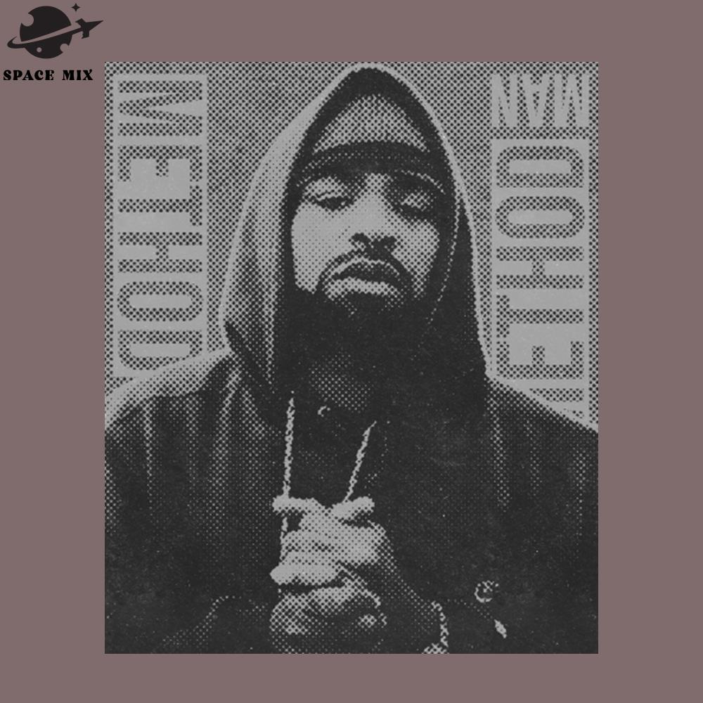 Method Man Retro poster RApper Hiphop PNG Design | Inspire Uplift
