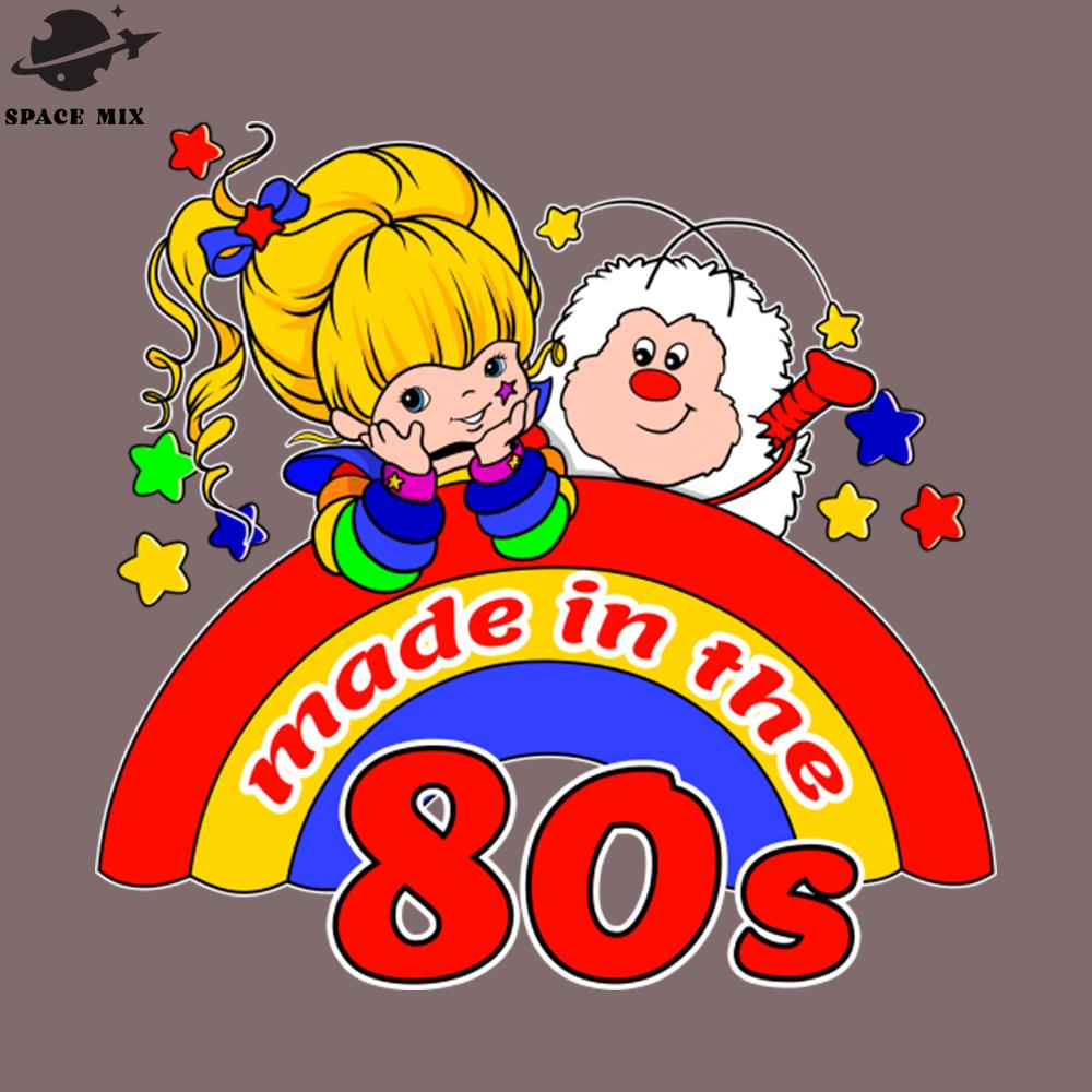 Rainbow brite Made in the 80s PNG Design - Inspire Uplift