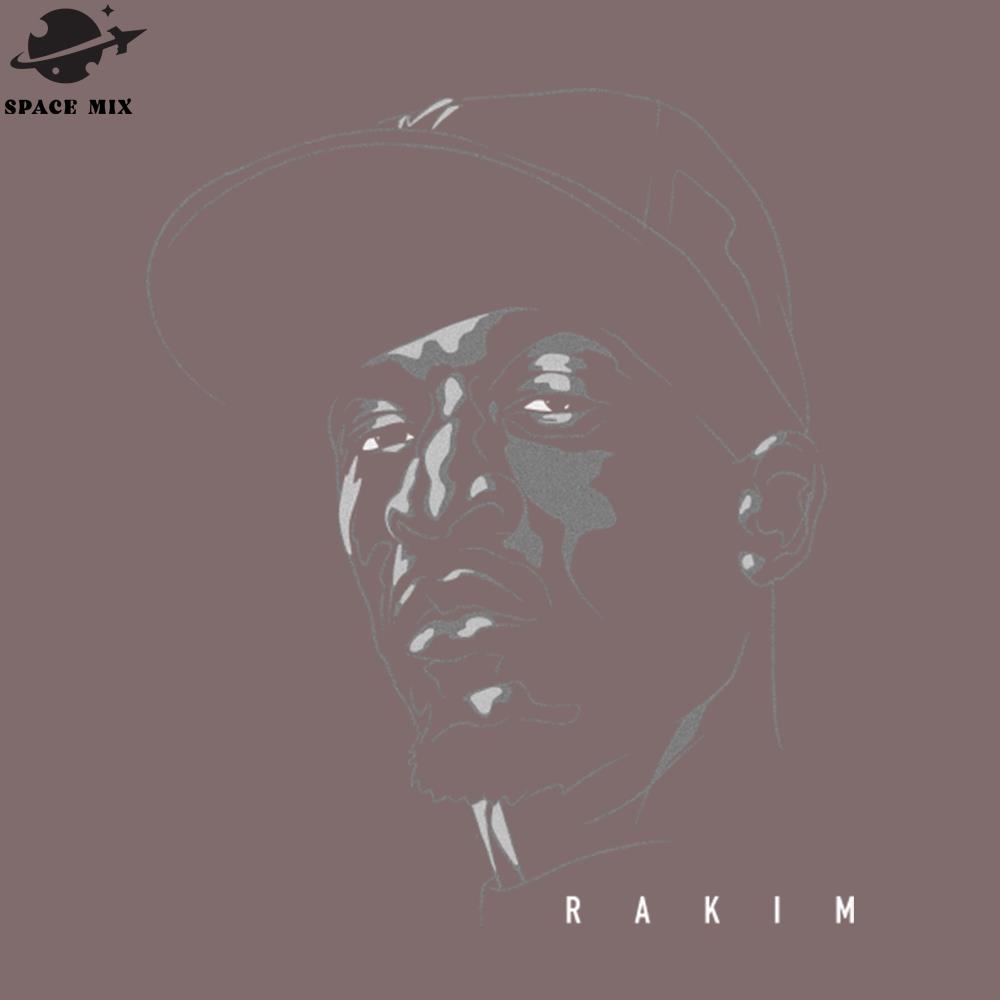 Rakim Allah Hiphop PNG Design | Inspire Uplift