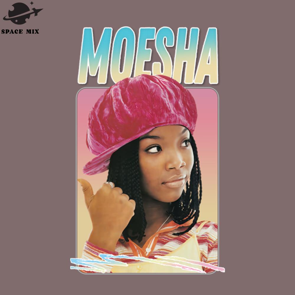 Moesha 90s Style Fan PNG Design | Inspire Uplift