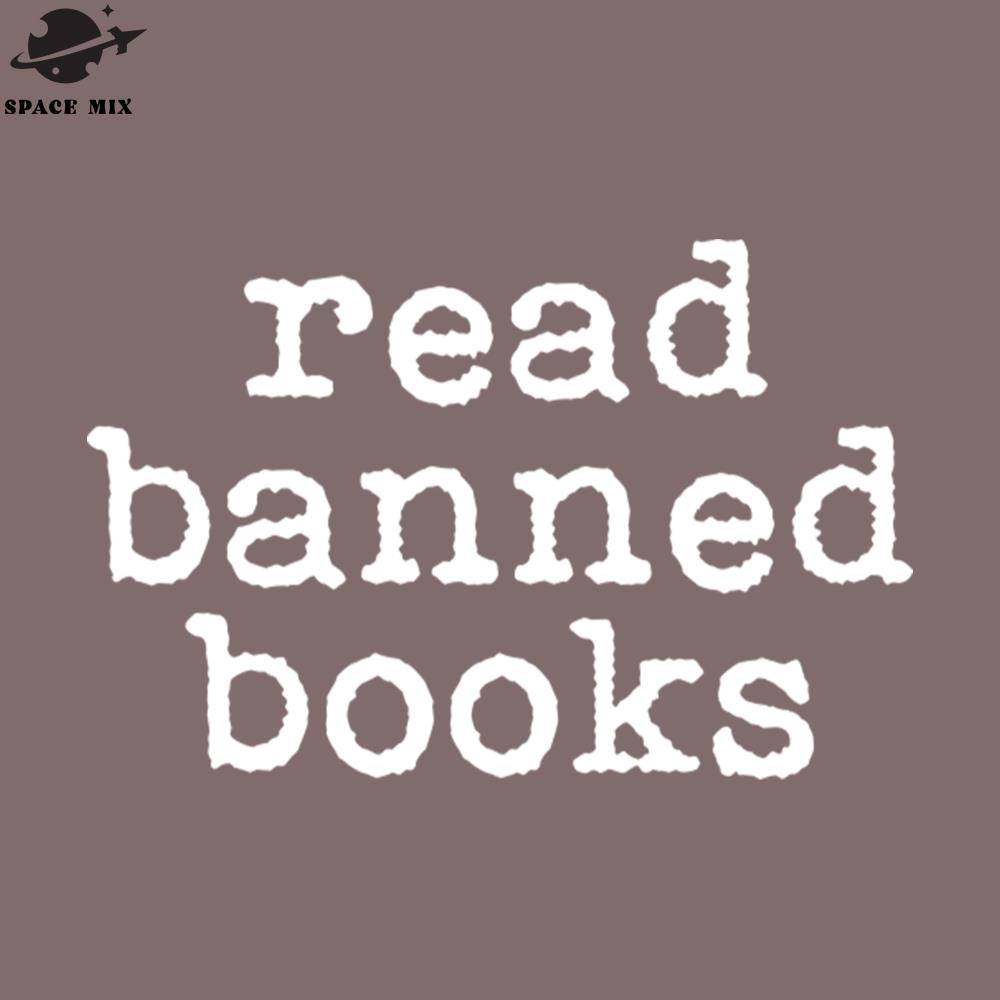 Read Banned Books PNG Design | Inspire Uplift