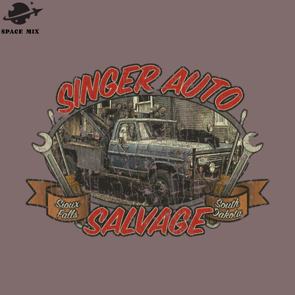 Singer Auto Salvage 2006 PNG Design | Inspire Uplift