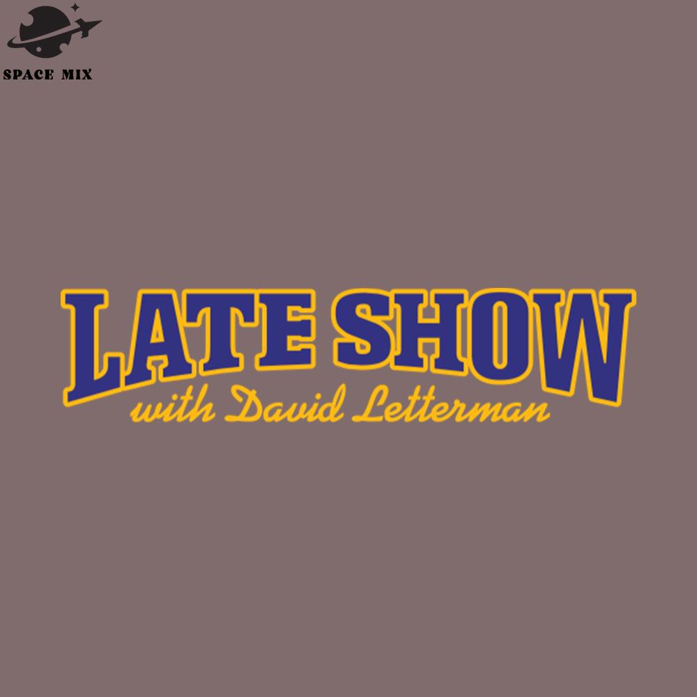 Late Show with David Letterman PNG Design | Inspire Uplift