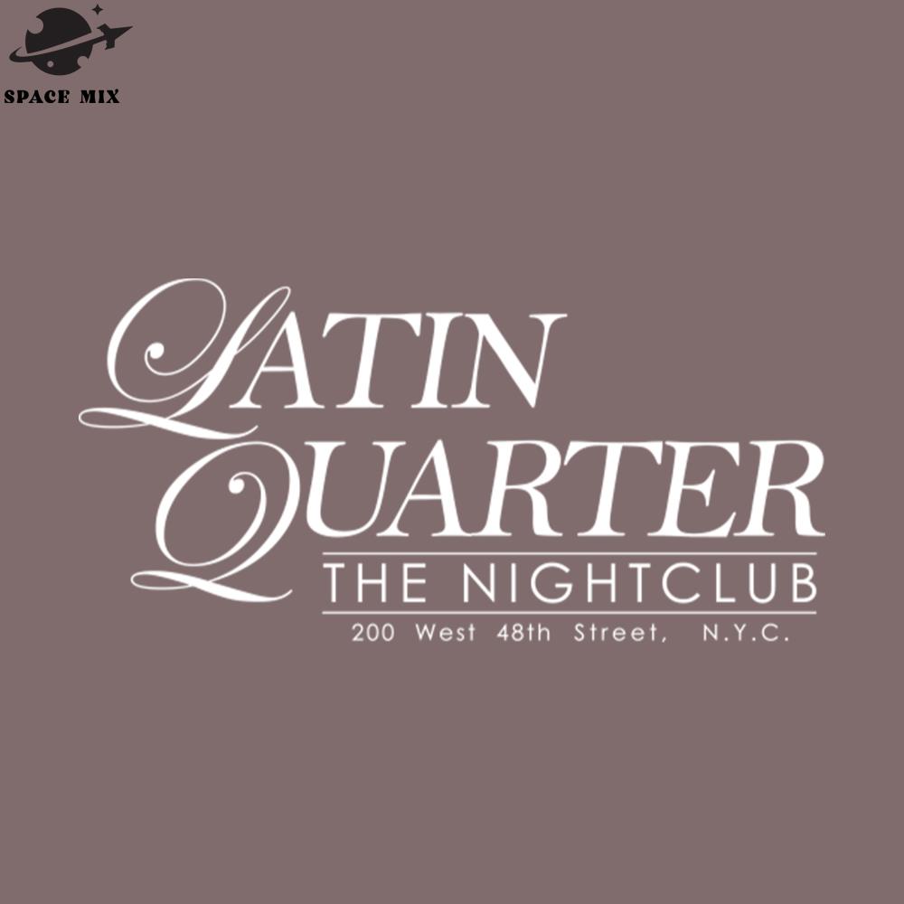 Latin Quarter White Logo Music PNG Design | Inspire Uplift