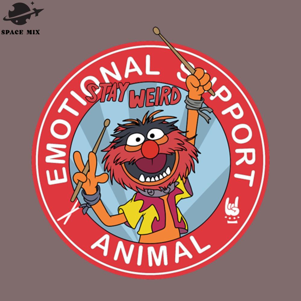 Muppets Emotional Support Animal PNG Design - Inspire Uplift
