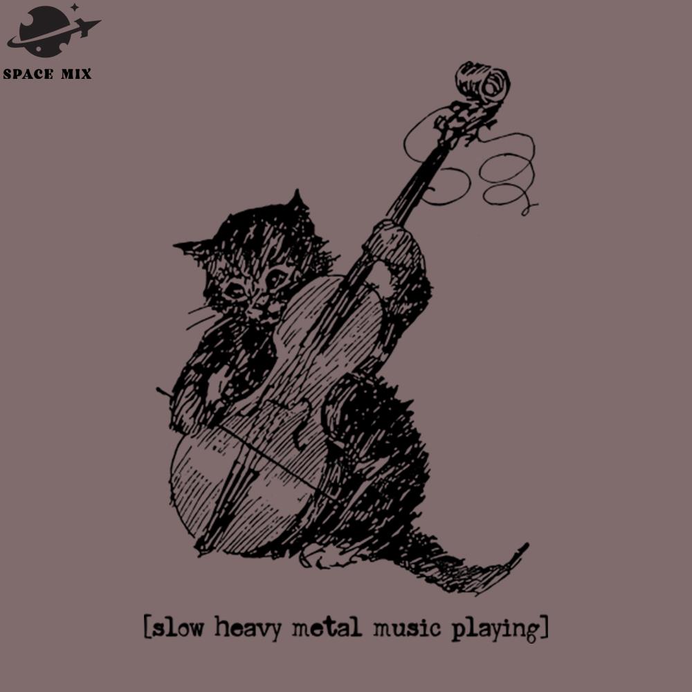 Slow Heavy Metal Music laying PNG Design - Inspire Uplift