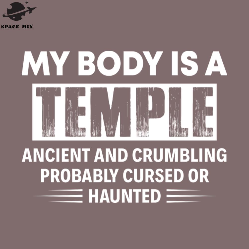 My Body Temple PNG Design - Inspire Uplift