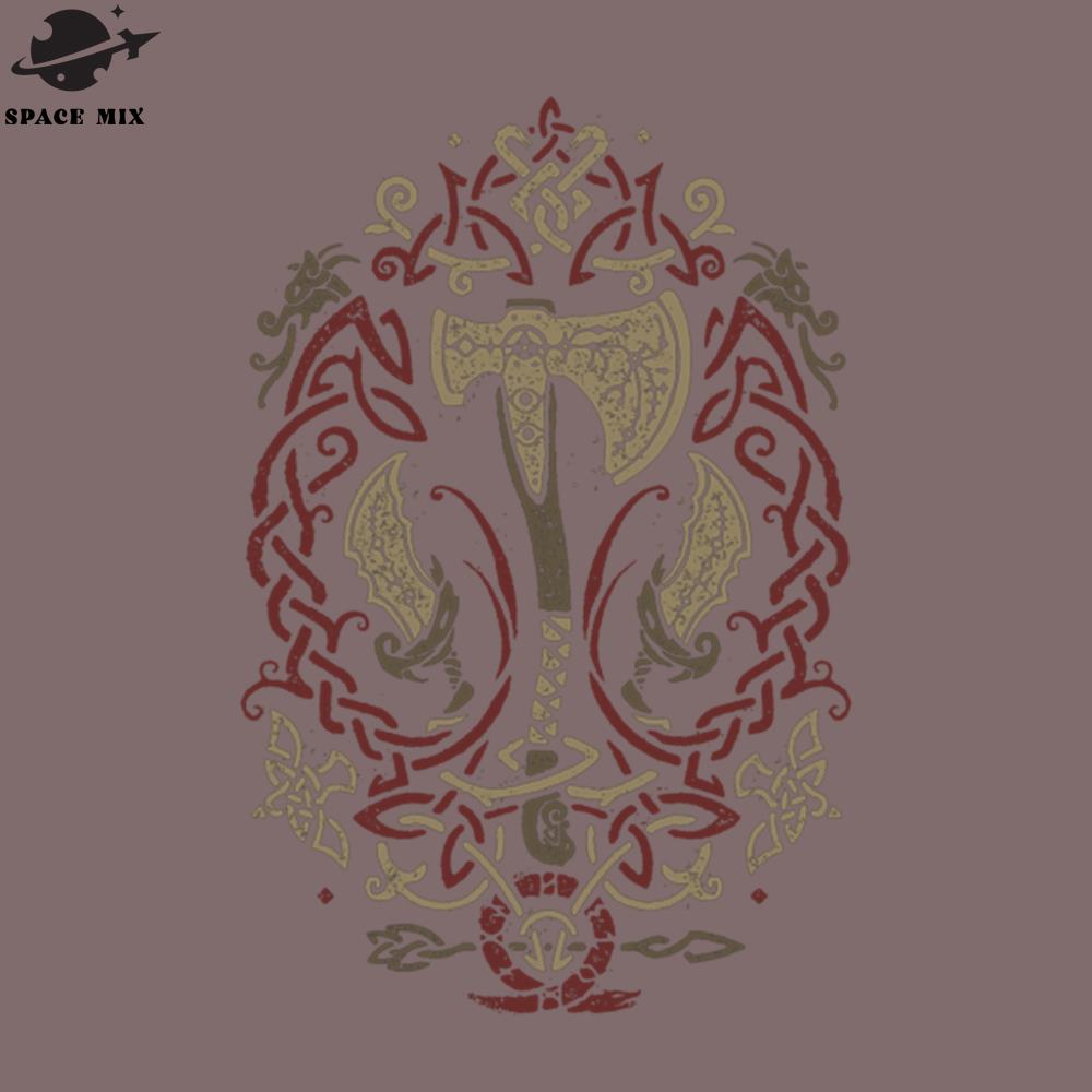 od of War Ragnarok Icon with Kratos and Atreus PNG Design | Inspire Uplift