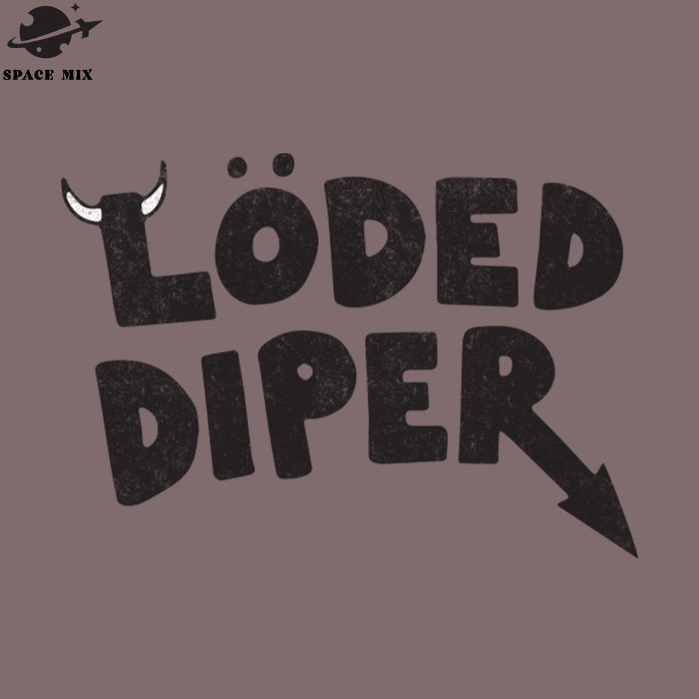Loded Diper vintage logo PNG Design | Inspire Uplift