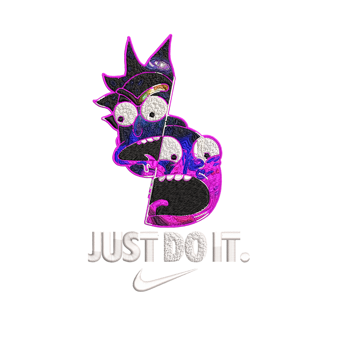Rick and Morty x Just Rick It Embroidery design, Cartoon Emb | Inspire ...