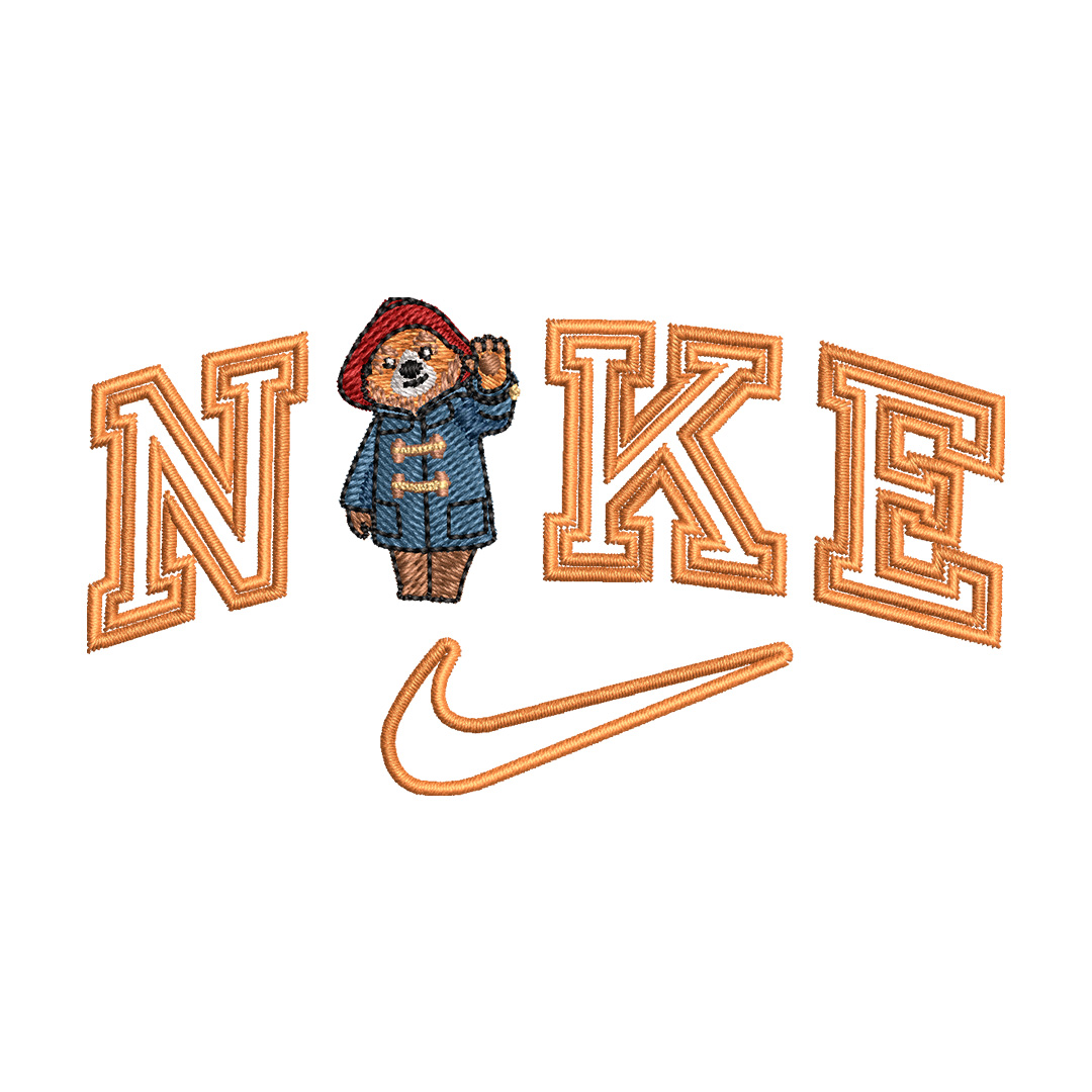 Nike x bear embroidery design, Bear embroidery, Nike design, | Inspire ...