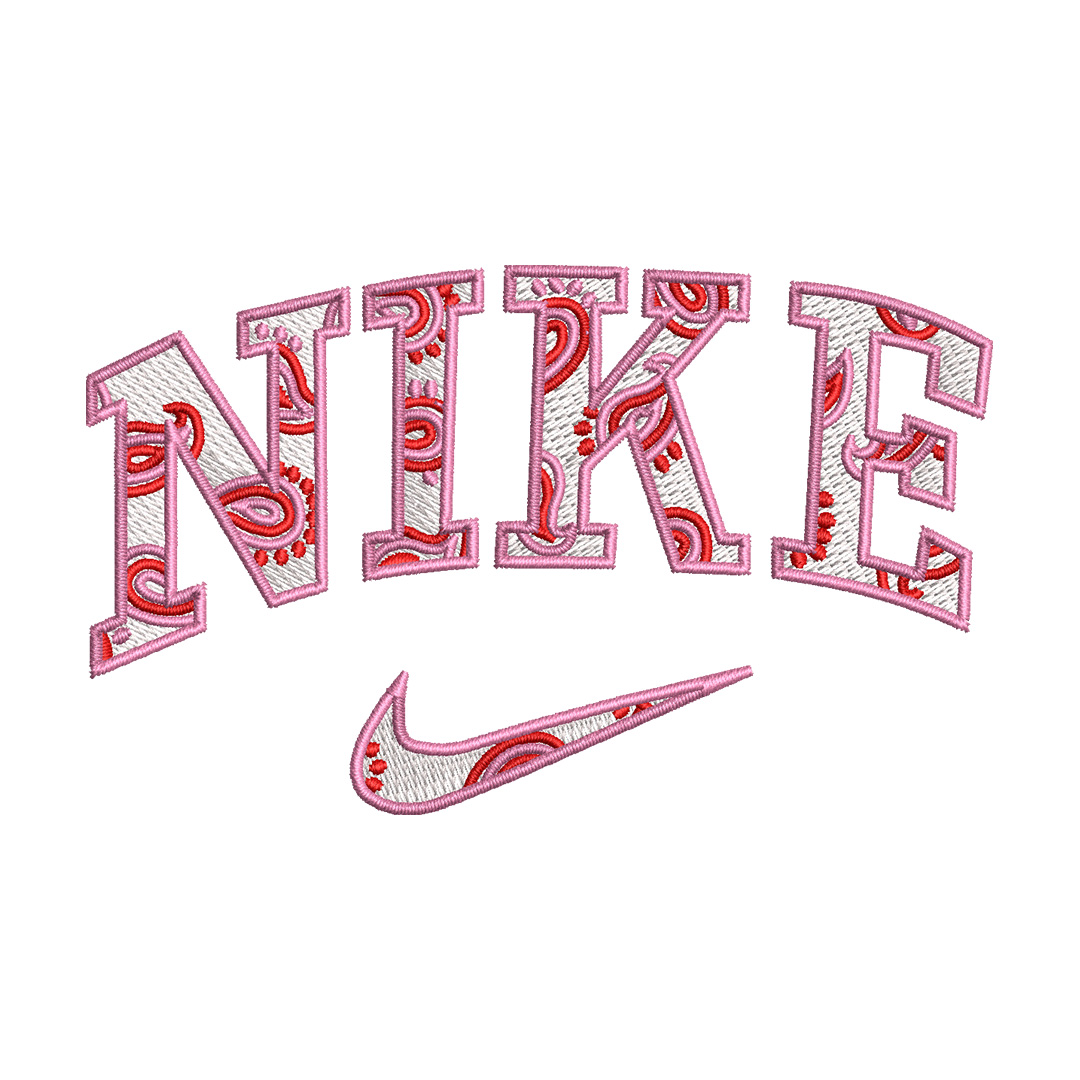 Nike pink embroidery design, Nike embroidery, Emb design, Em | Inspire ...