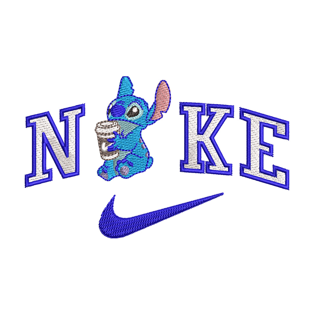 Nike stitch coffee embroidery design, Stitch embroidery, Nik | Inspire ...