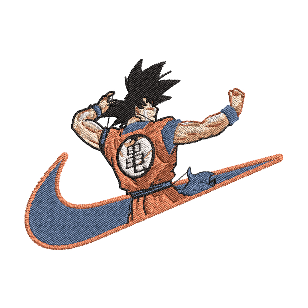 Goku Nike embroidery design, Dragon ball embroidery, Nike de | Inspire ...