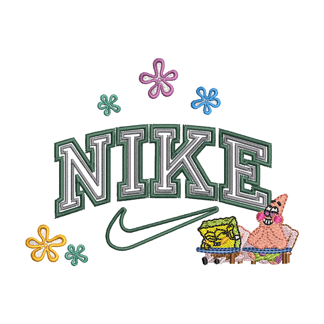 Nike spongebob embroidery design, Spongebob embroidery, Nike | Inspire ...