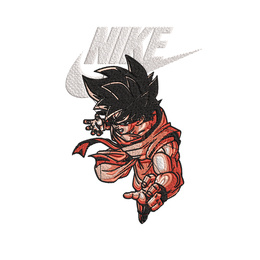 Son Goku Nike Embroidery design, Dragon ball Embroidery, Nik | Inspire ...