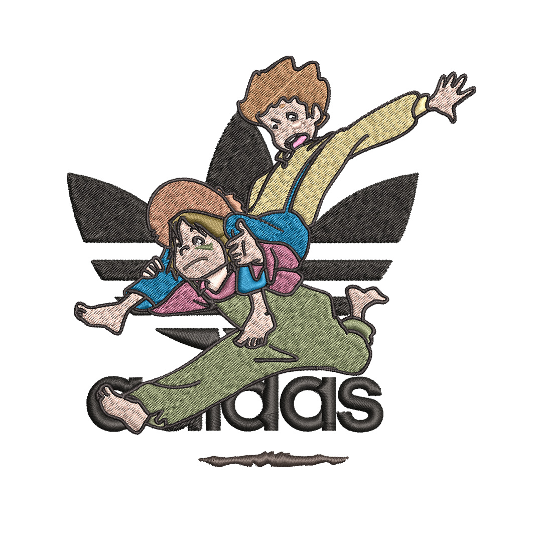 Cartoon adidas Embroidery Design, Adidas Embroidery, Embroid | Inspire ...