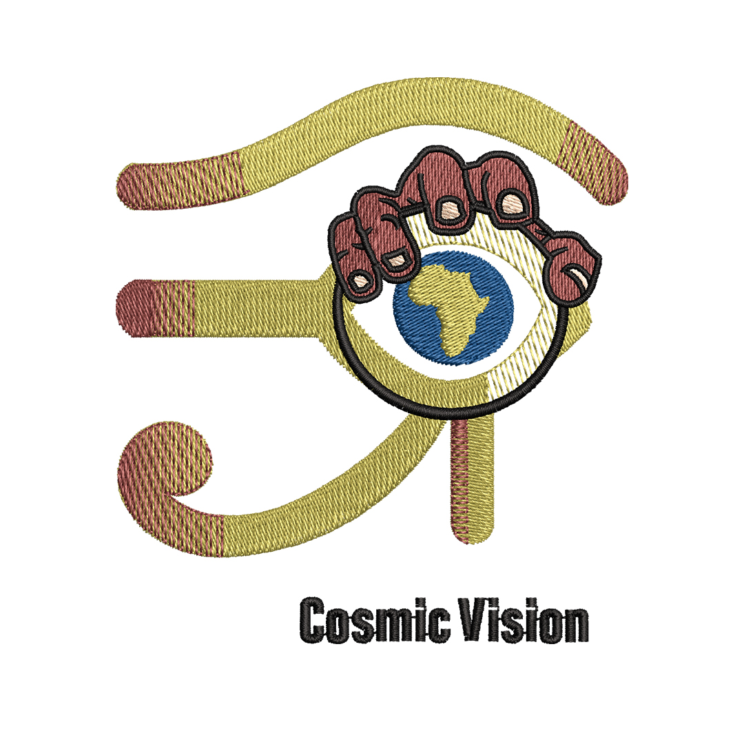 Cosmic vision logo embroidery design, logo embroidery, logo | Inspire ...