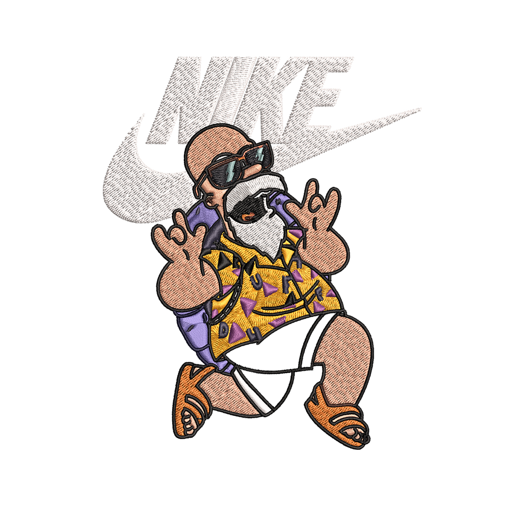 Master Roshi Nike Embroidery design, Dragon ball Embroidery, - Inspire ...