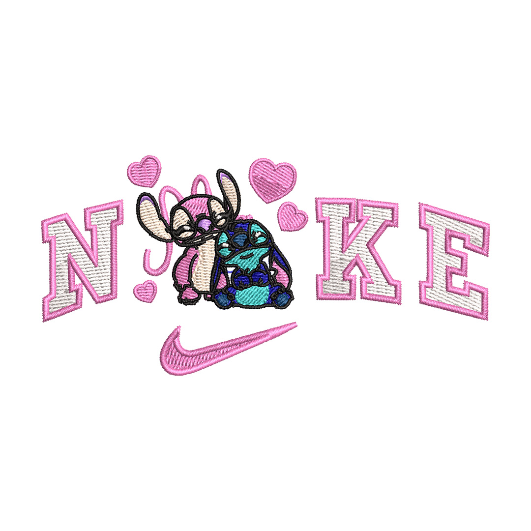 Nike stitch love embroidery design, Stitch embroidery, Nike | Inspire ...